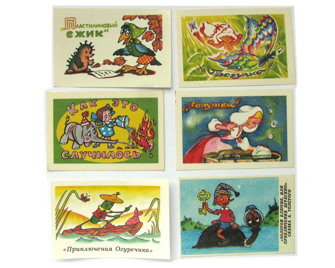 Set of 6 Pocket Calendars, Hedgehog, Cinderella, Used, Illustration ...