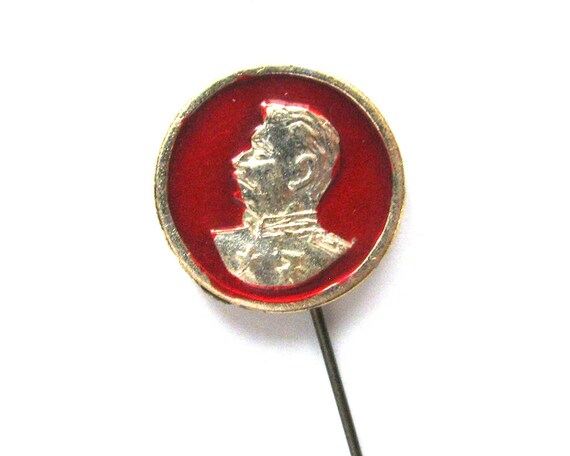 Joseph Stalin Rare Vintage soviet badge Soviet Vintage Pin | Etsy