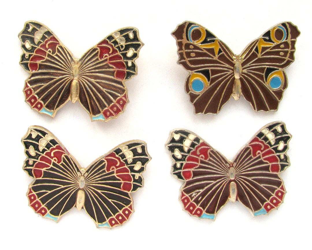 Butterfly Pins, Soviet Pin, Soviet Badges, Pick From Set, Animal Pin ...