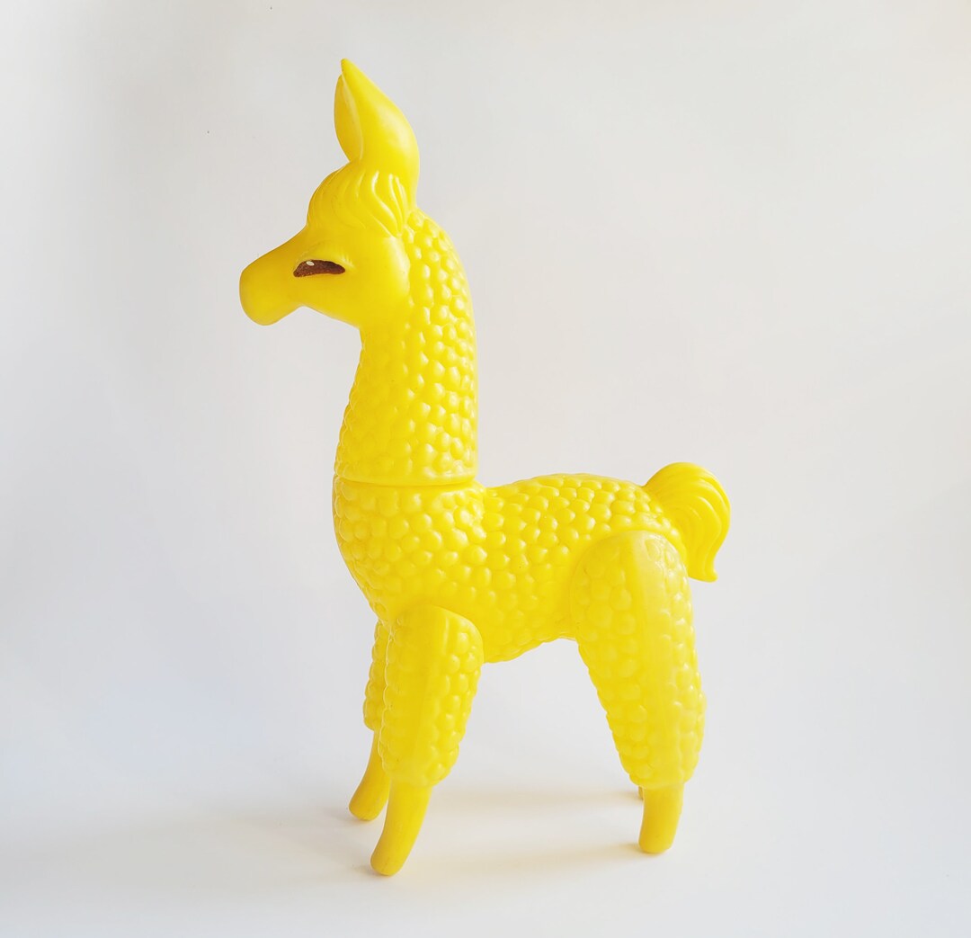Lama, Rare Soviet Plastic Toy, Guanaco, Lama Toy, Old Vintage Doll ...