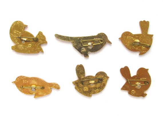 Bird Pins, Pick from Set, Soviet Vintage Pin, Kind, A… - Gem