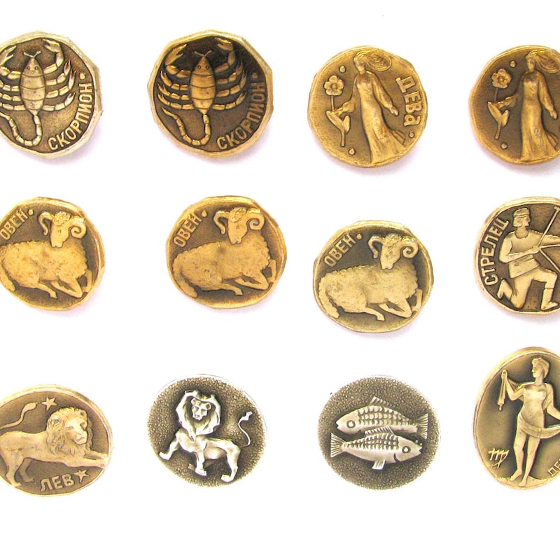 Zodiac Enamel Pin - Etsy