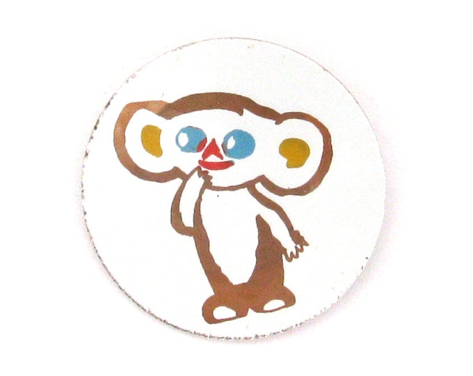 Cheburashka Rare Badge Character From Soviet Cartoon - Etsy