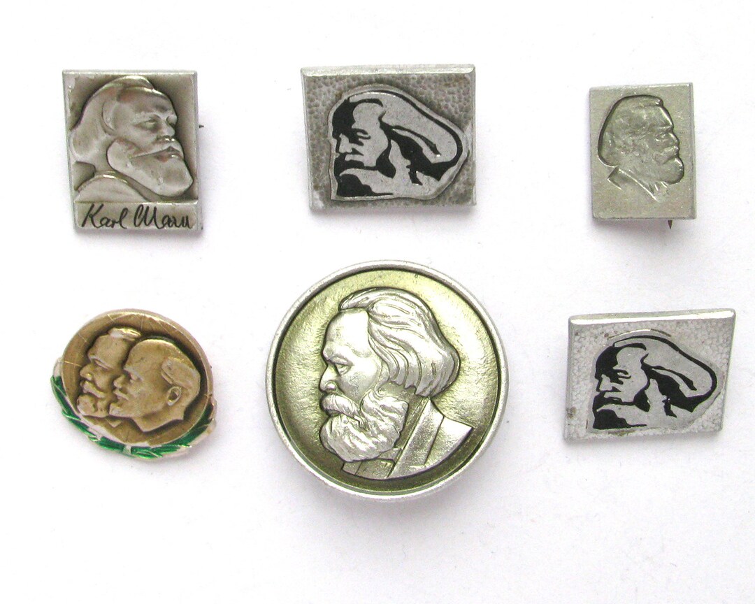 Karl Marx, Soviet Badges, Pick From Set, Communism, Lenin, Engels ...