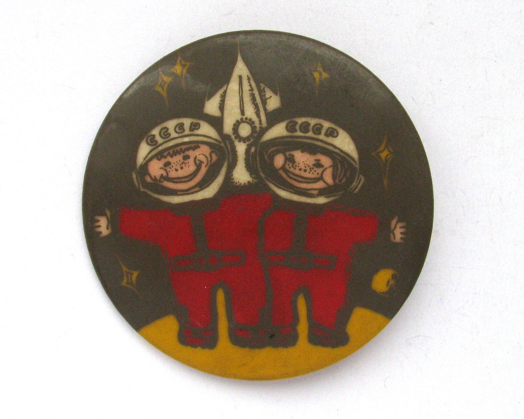 Soviet Space Pin, Cosmonauts Pin, Badge, Space, Spacecraft, Cosmos ...