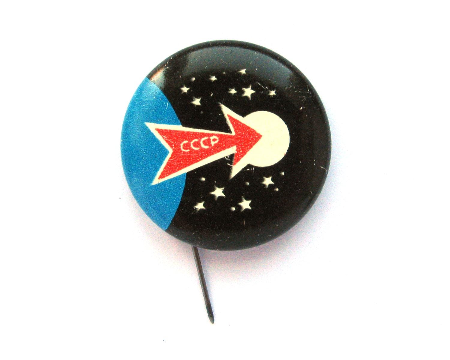 Soviet Space Pins, Pick From Set, Vintage Metal Badge, Space, Pinback ...
