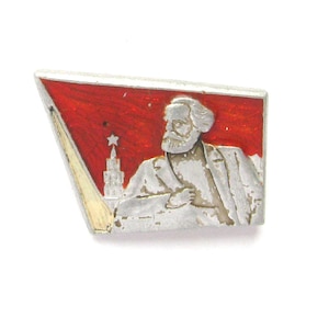 Karl Marx Pins, Soviet Badges, Pick From Set, Communism, Lenin, Vintage ...