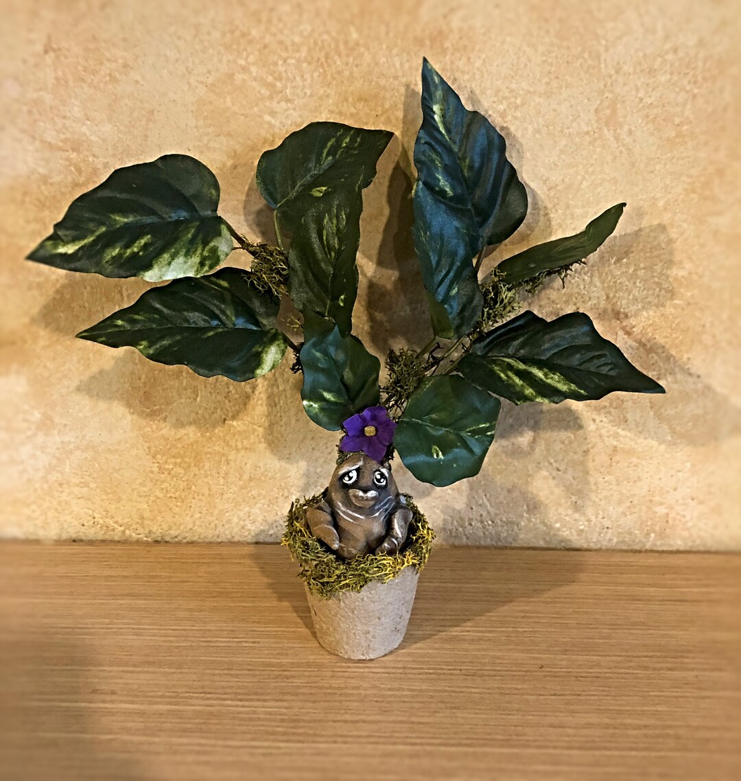 OOAK, Mandrake in a Cardboard Pot - Etsy