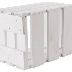 Mini Wine Box White 34cmx23cmx19cm Storage Box Wood Apple Box - Etsy