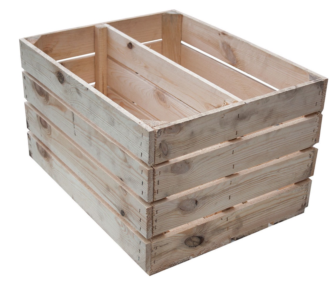 3x New fruit boxes with intermediate bottom shelf | Etsy