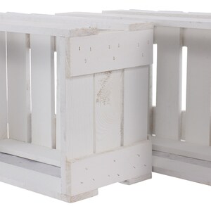 Mini Wine Box White 34cmx23cmx19cm Storage Box Wood Apple Box - Etsy