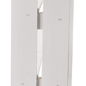 Wooden Box White Narrow Shelf With 2 Center Boards - Etsy