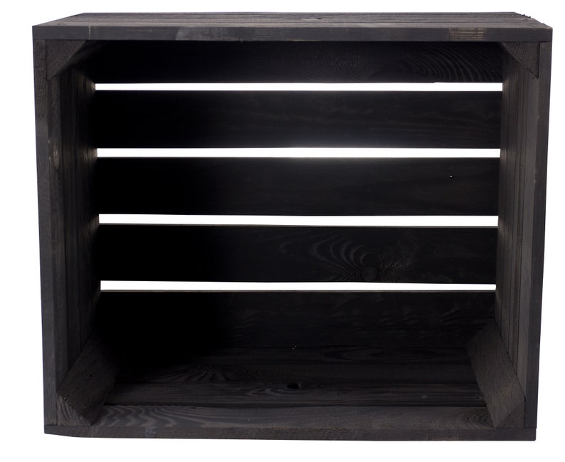 New Black Box 50x40x30 Cm Pure Black Lacquered Fruit Box - Etsy