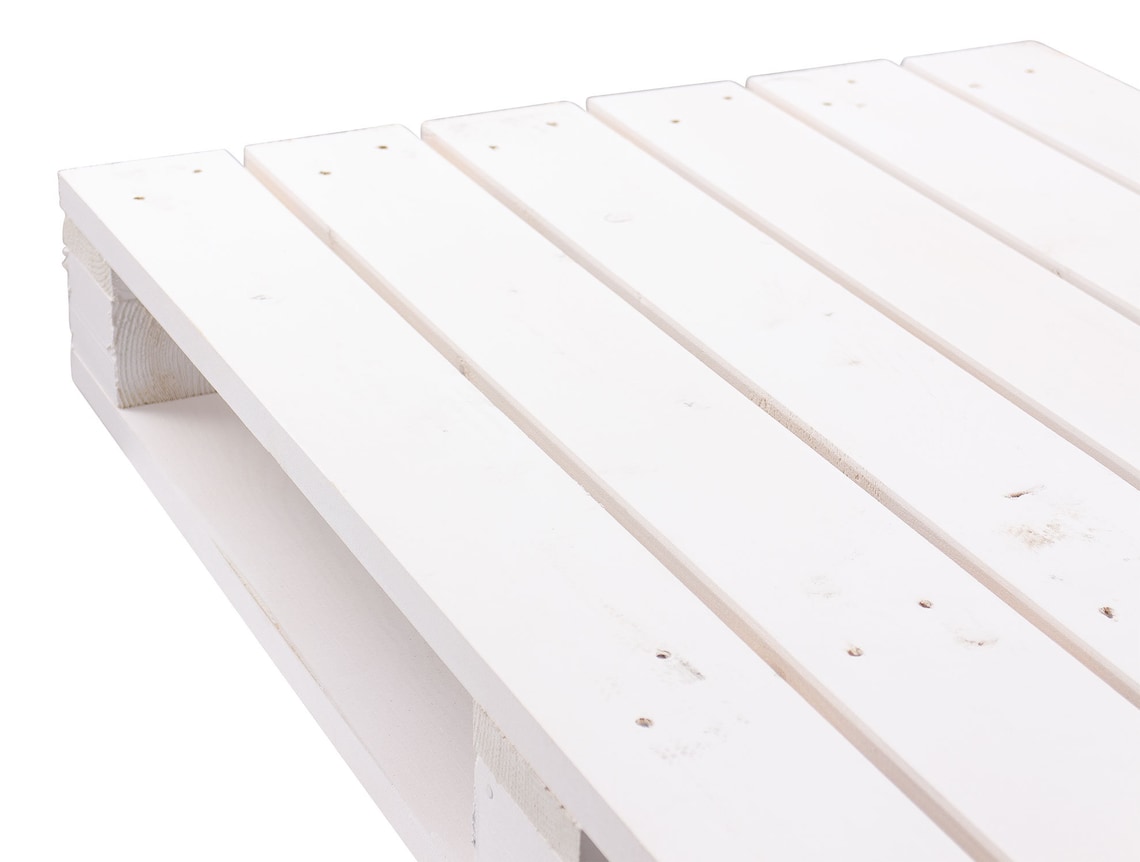 White Wooden Pallet New 120x60x125 Cm Wooden Pallet | Etsy