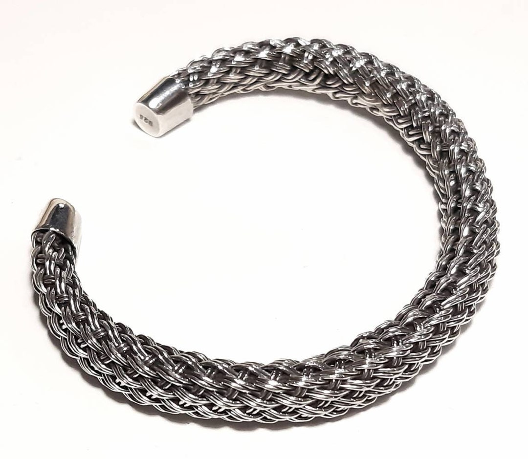 Byzantine Bracelet 925 Sterling Silver Byzantine Chain Bracelet ...