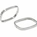 Square Silver Bangle Sterling Silver Bracelet Unisex Bangle Square ...