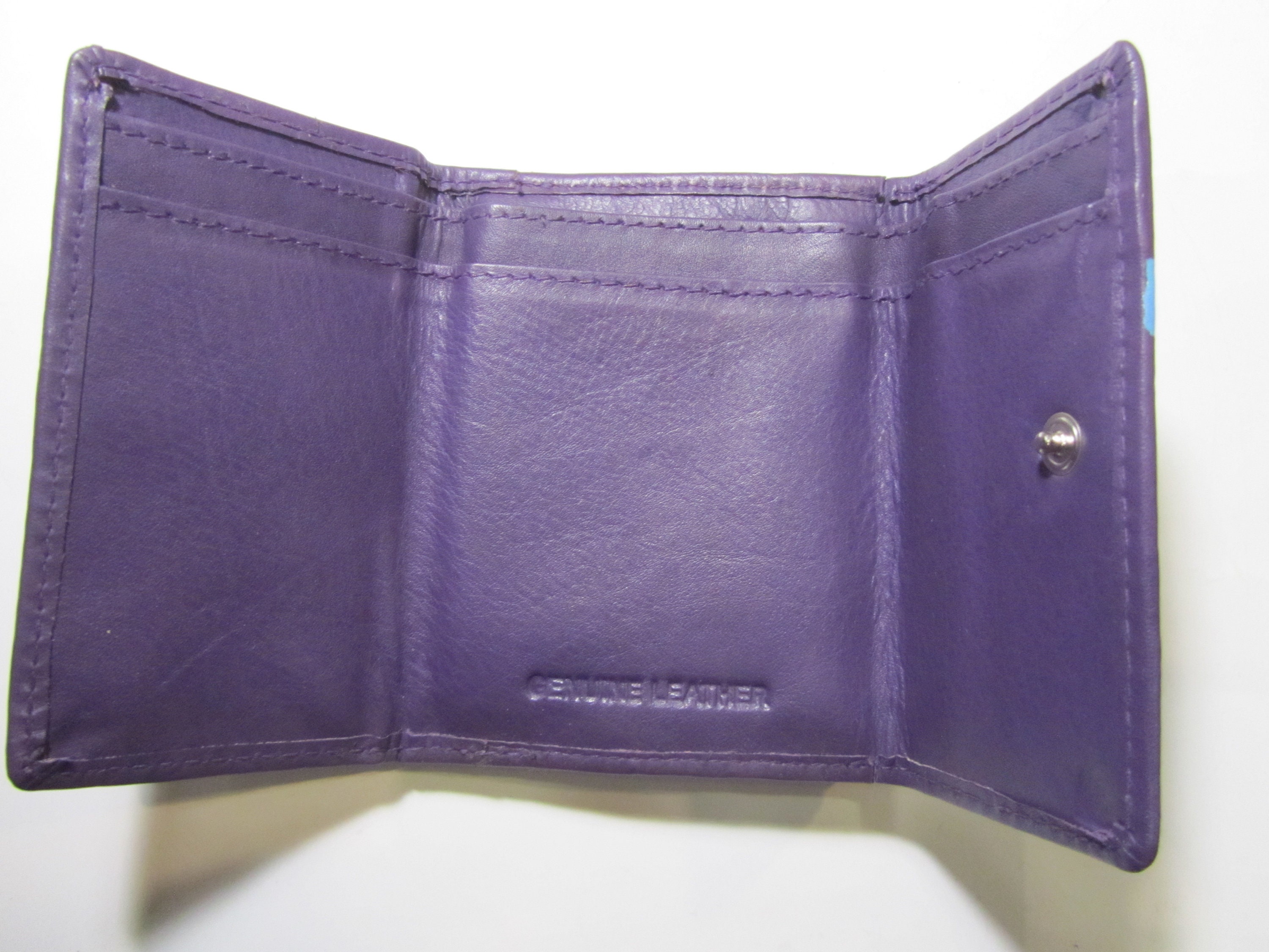Purple Wallet Leather Wallet Ladies Purse Small Ladies Wallet - Etsy UK