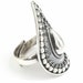 Teardrop Ring 925 Sterling Silver Adjustable Large Teardrop - Etsy