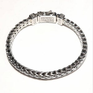 Byzantine Bracelet Sterling Silver Byzantine Chain Bracelet Interwoven ...