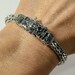 Byzantine Bracelet Sterling Silver Byzantine Chain Bracelet Interwoven ...
