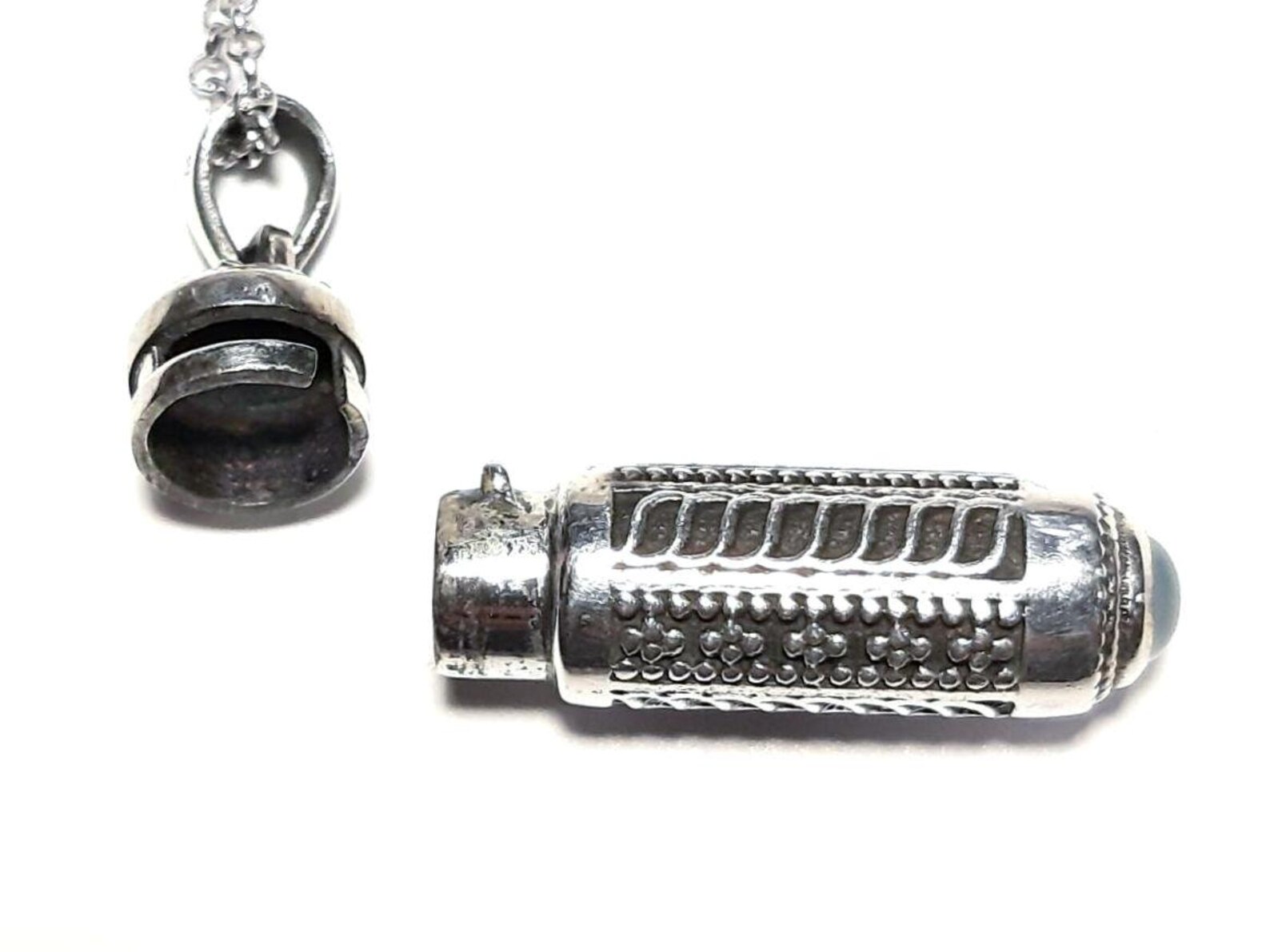 Bullet Locket 925 Sterling Silver Bullet Pendant Bullet Necklace Bullet ...