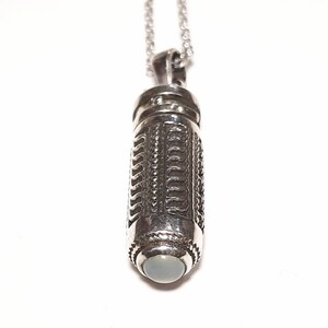 Bullet Locket 925 Sterling Silver Bullet Pendant Bullet Necklace Bullet ...