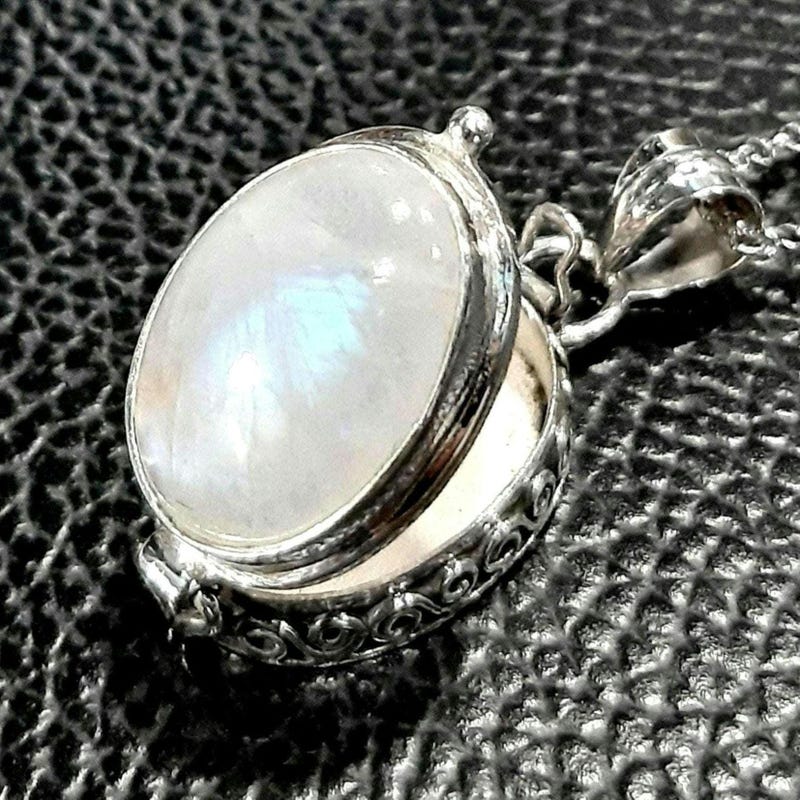 Moonstone Locket - Etsy