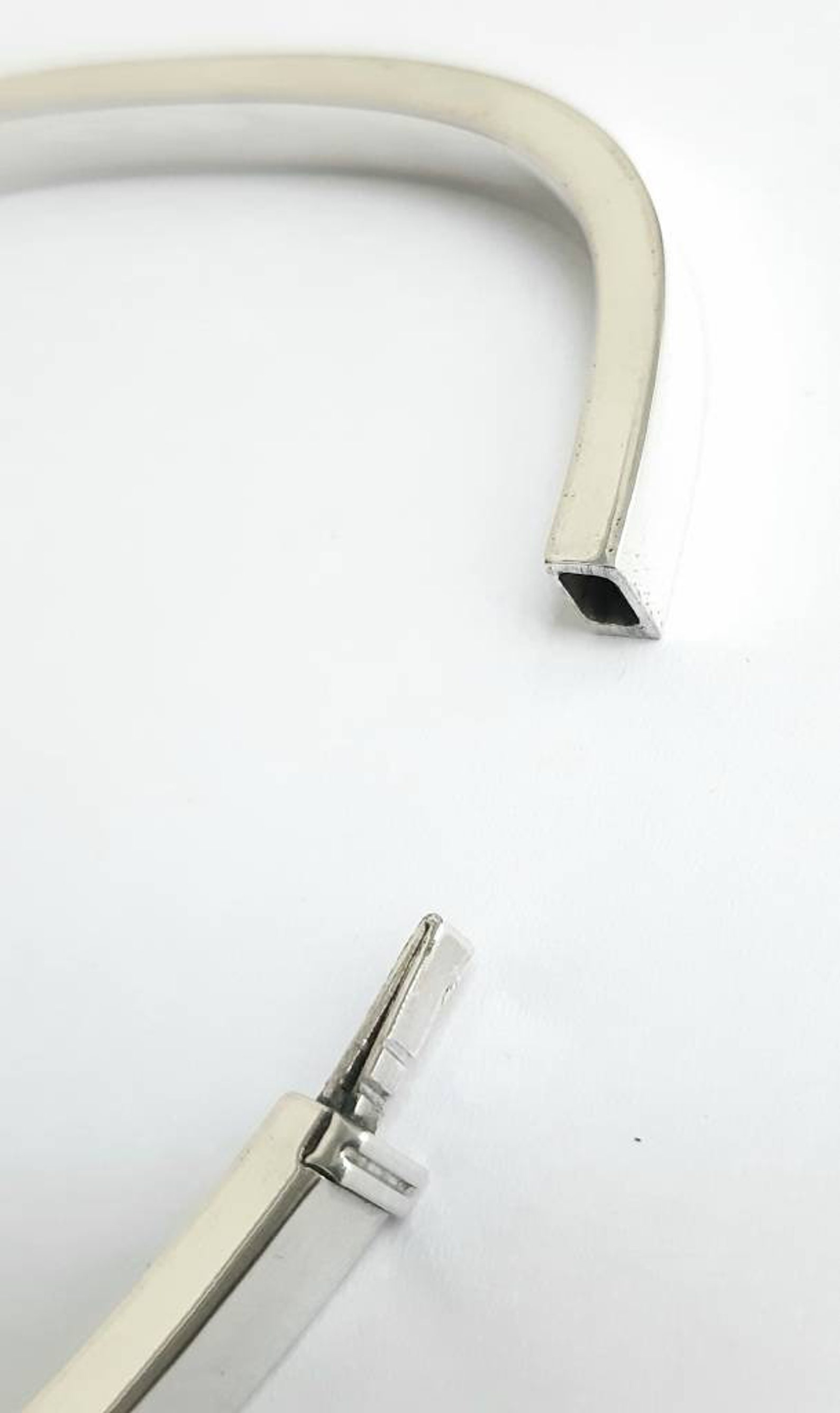 Square Silver Bangle Sterling Silver Bracelet Unisex Bangle Square ...