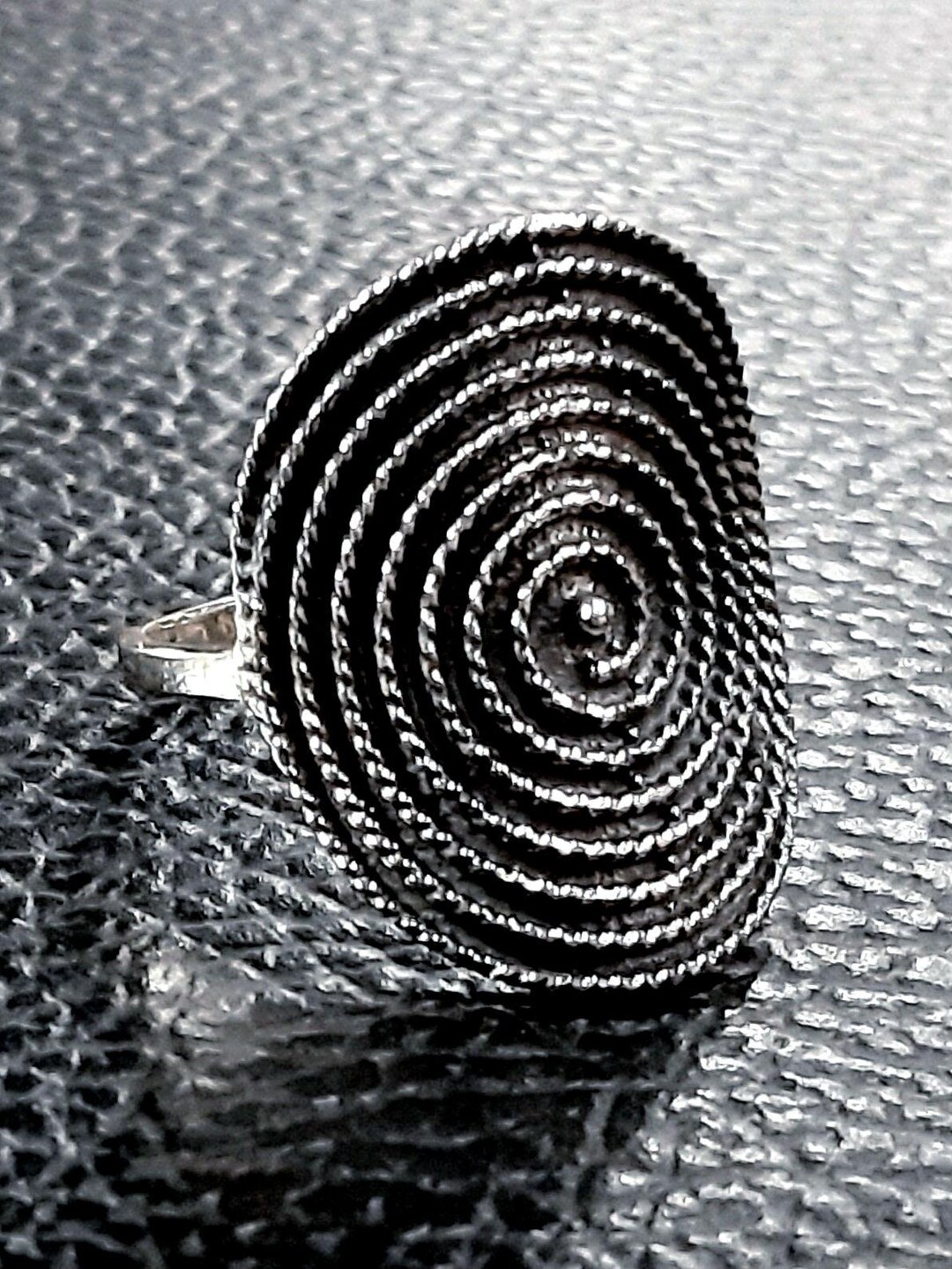 Spiral Ring Sterling Silver Infinity Ring Waves Ring Greek Key Ring ...