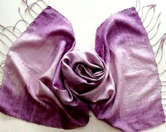 Silk Shawl Handwoven Shawl Handmade Shawl Raw Silk Shawl Thai Silk ...