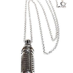 Bullet Locket 925 Sterling Silver Bullet Pendant Bullet Necklace Bullet ...