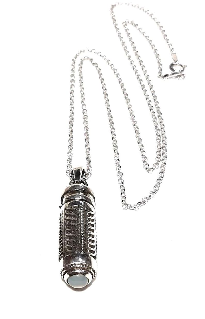 Bullet Locket 925 Sterling Silver Bullet Pendant Bullet Necklace Bullet ...