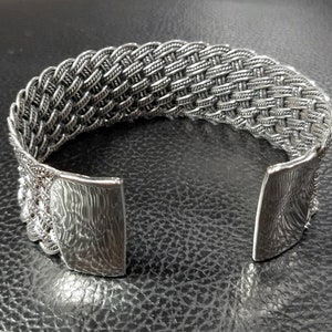 Byzantine Bracelet Sterling Silver Byzantine Chain Bracelet Interwoven ...