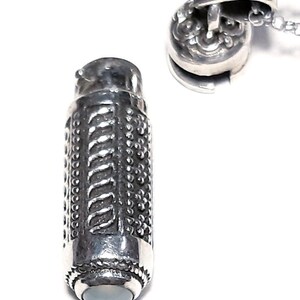 Bullet Locket 925 Sterling Silver Bullet Pendant Bullet Necklace Bullet ...