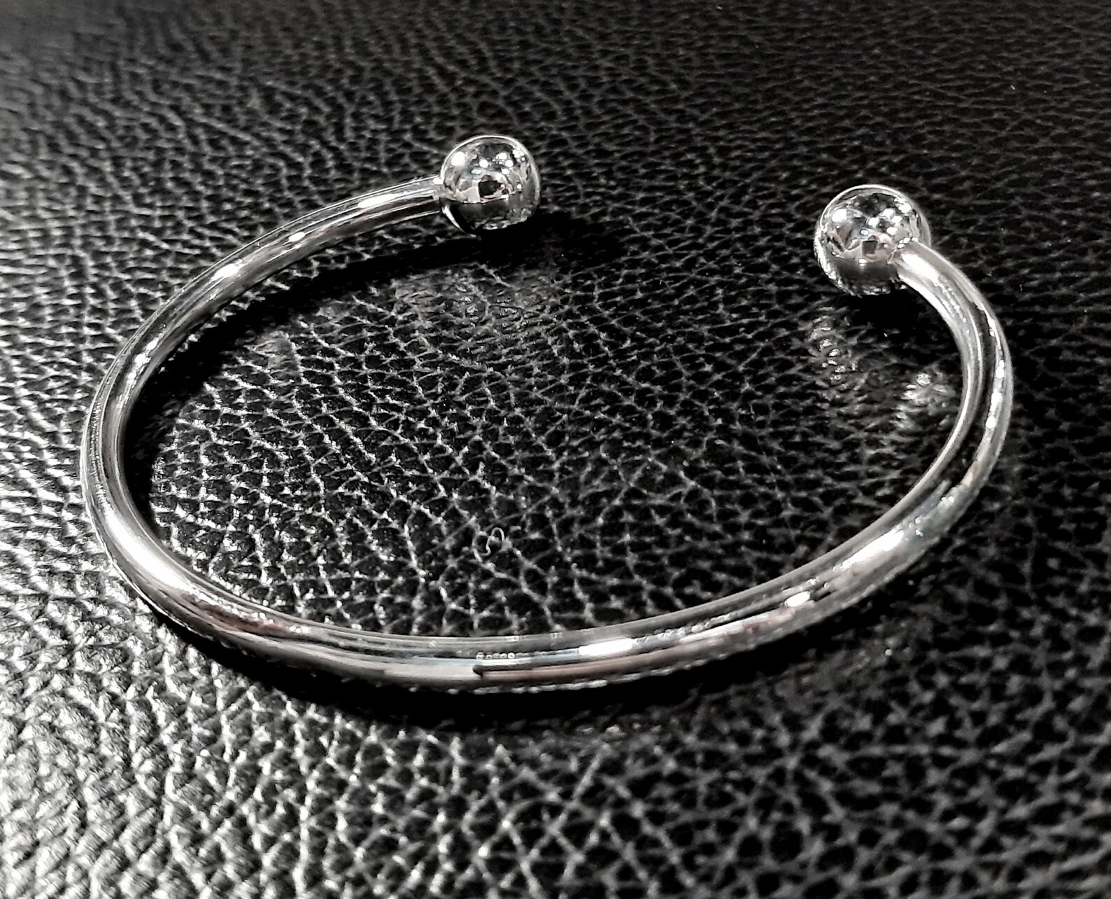 Torque Bangle Sterling Silver Torque Bracelet Adjustable Bracelet ...