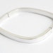 Square Silver Bangle Sterling Silver Bracelet Unisex Bangle Square ...