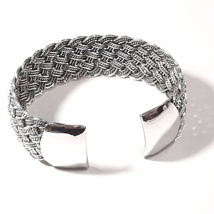 Byzantine Bracelet Sterling Silver Byzantine Chain Bracelet Interwoven ...