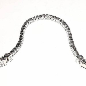 Byzantine Bracelet Sterling Silver Byzantine Chain Bracelet Interwoven ...