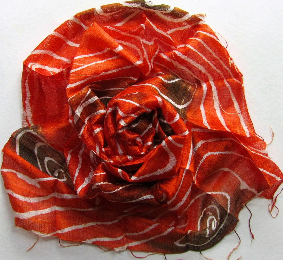 Chal de seda 100% natural Chal de seda tailandesa cruda Chal de seda ...