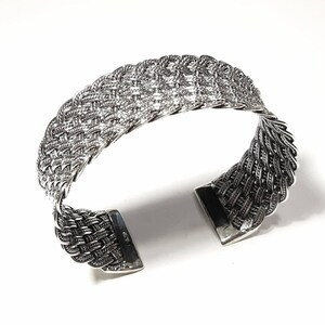 Byzantine Bracelet Sterling Silver Byzantine Chain Bracelet Interwoven ...