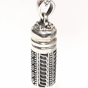 Bullet Locket 925 Sterling Silver Bullet Pendant Bullet Necklace Bullet ...