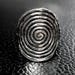 Spiral Ring Sterling Silver Infinity Ring Waves Ring Adjustable Greek ...