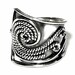Spiral Ring Sterling Silver Infinity Ring Waves Ring Adjustable Greek ...