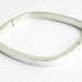 Square Silver Bangle Sterling Silver Bracelet Unisex Bangle Square ...