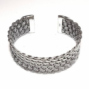 Byzantine Bracelet Sterling Silver Byzantine Chain Bracelet Interwoven ...