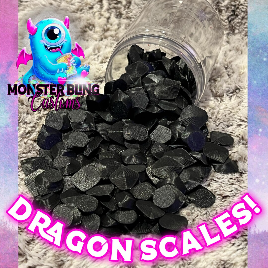 Dragon Scales, 3D Printed and Ready to Apply! DIY Different Colors ...