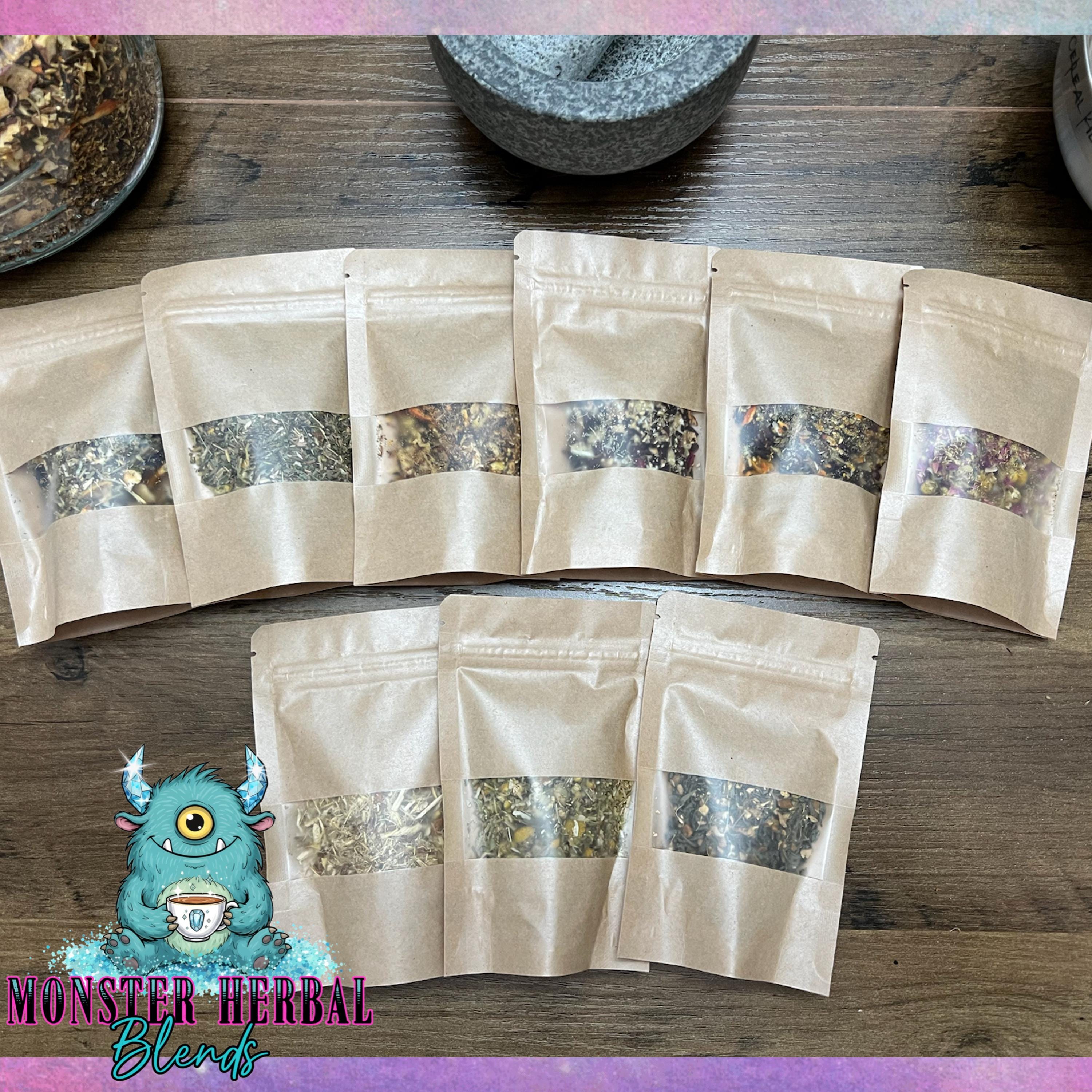 Monster Herbal Blends Tea Sampler Set! 9 Different and Totally Unique ...
