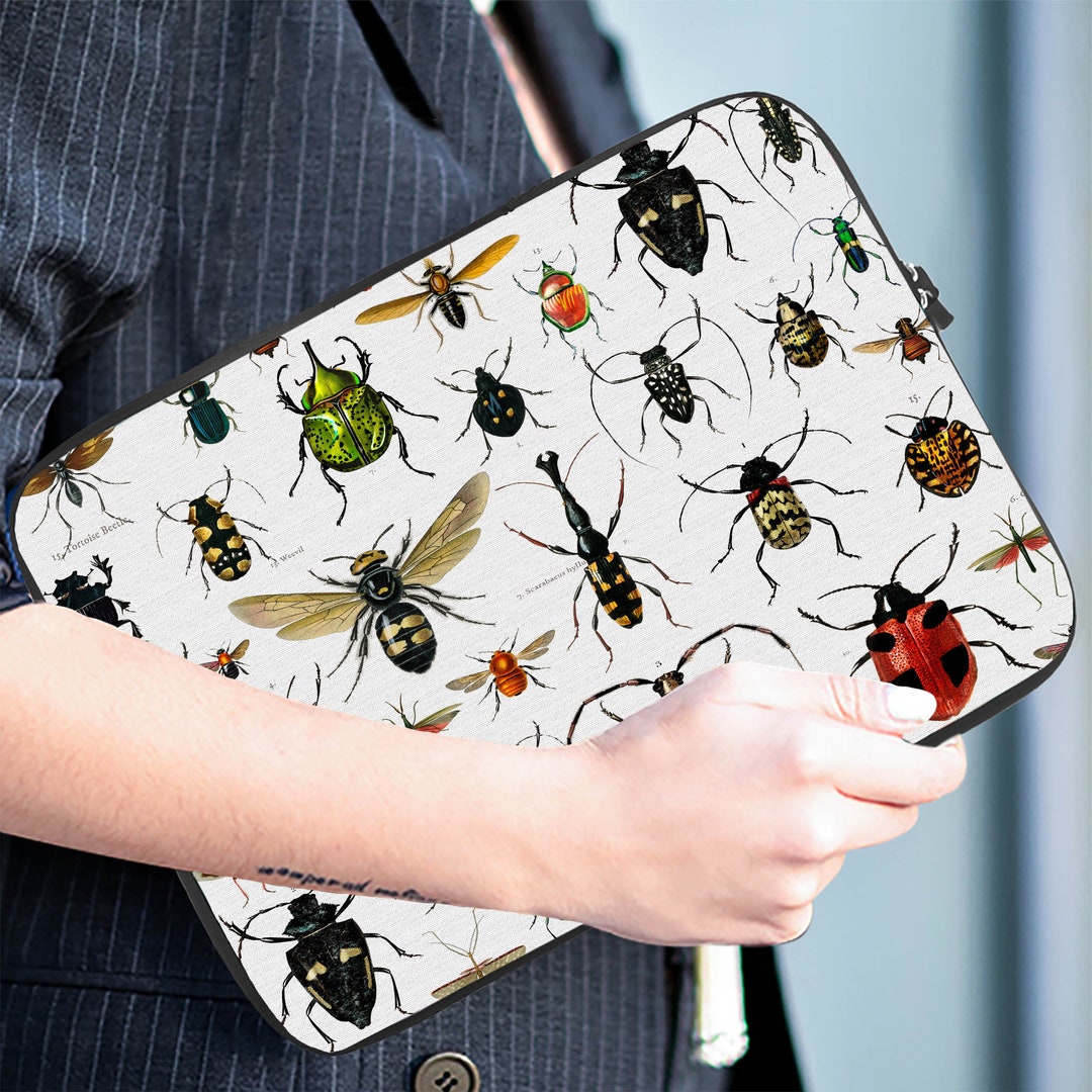 Entomology Laptop Sleeve: Insect & Bug Print, Nature Lover Gift - Etsy