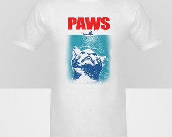 Paws Jaws Cat Shirt - Etsy