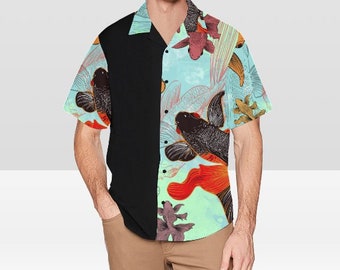 Button up Fish Shirt - Etsy